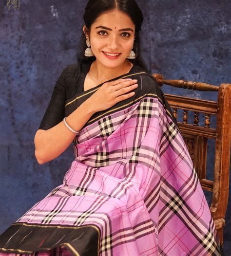 Lavender Kanchipuram Silk Saree