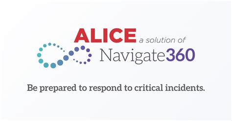 Active Shooter Preparedness Alice Training® Solutions