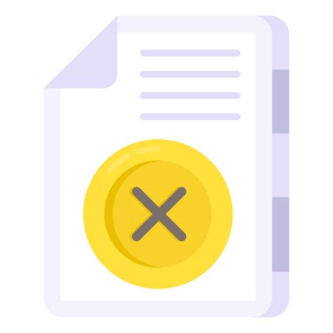 Wrong File Wrong Document Wrong Doc Disapproved File Disapproved Document Icon Download On