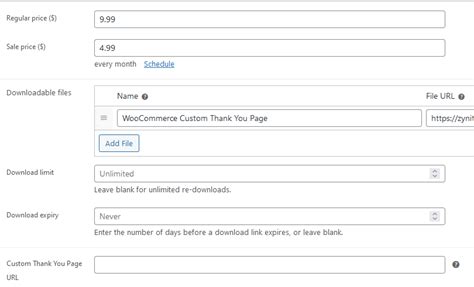 Woocommerce Custom Thank You Page Zynith