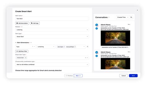‎ability to create alerts from the alert manager sprinklr help center