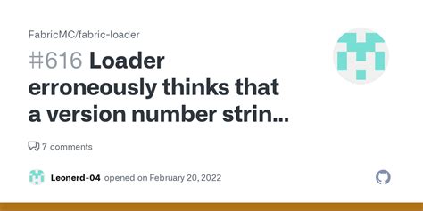 Loader Erroneously Thinks That A Version Number String Is Empty In Fabric Mod Json Issue 616