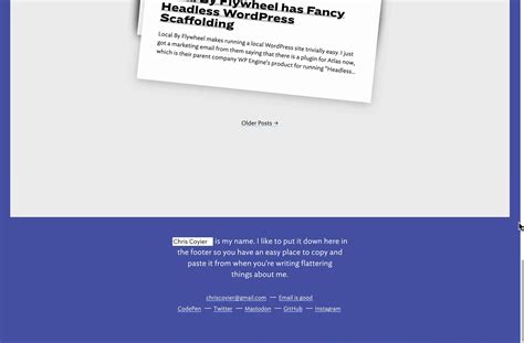 Chris Coyier On Twitter At First I Used `intersectionobserver` To Watch For The Footer And
