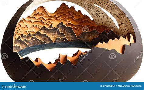 Earth S Curvature A Mesmerizing Generative Ai Artwork Made With Generative Ai Stock