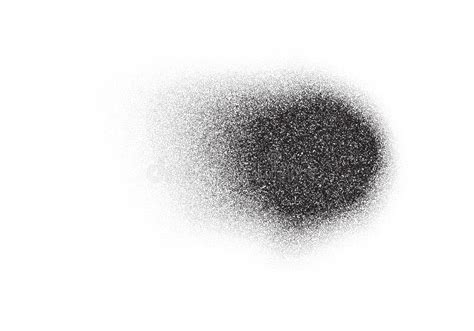 Grainy Noise Circle Black Dots Grainy Halftone Stain Spot Vector Dotwork Gradient Abstract
