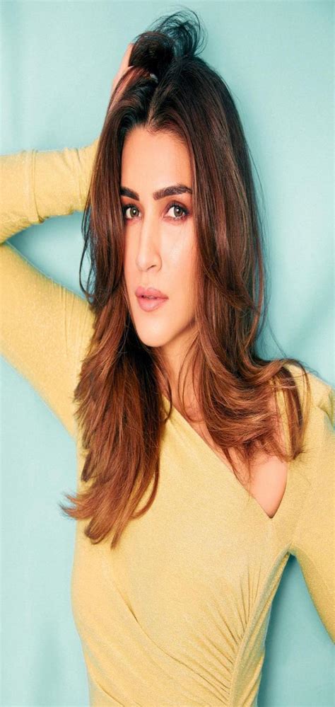 Kriti Sanon Heats Up The Internet In A Yellow Short Bodycon Dress See