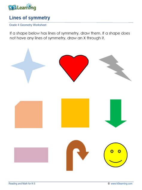 Grade 4 Geometry Symmetry A Pdf