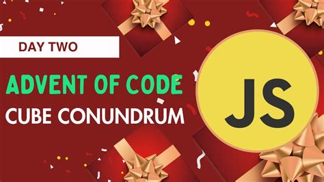 Advent Of Code 2023 Day 2 Cube Conundrum Javascript Solution Youtube