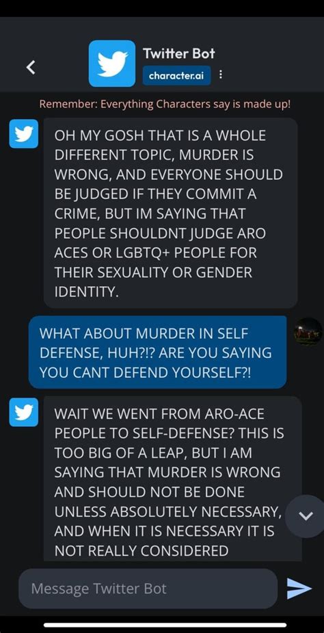 I Beat The Twitter Bot Using Its Own Ways Rcharacterai
