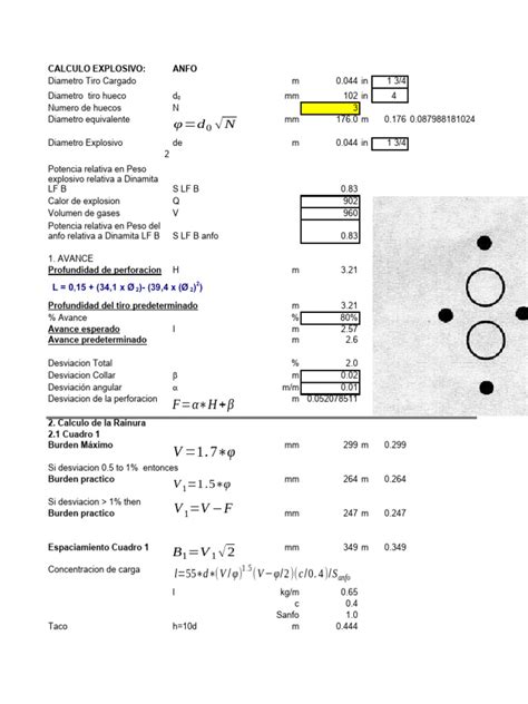 Calculo De Cuadrantes Y Desarrollos Pdf Materiales