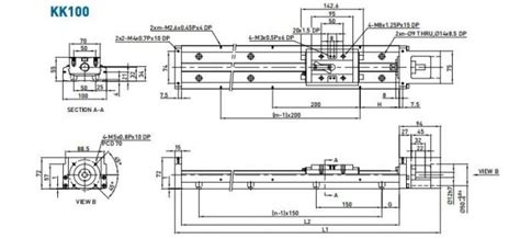 HIWIN Replacement Single Axis Robot Linear KK Module KK40 KK60 KK86 KK100 KK130