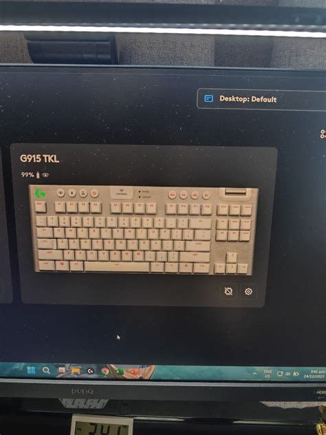 Logitech G Tkl White Textile Switches Computers Tech Parts Accessories Computer