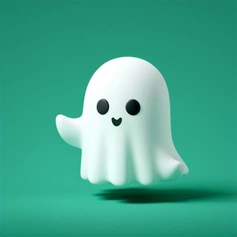 Premium Photo 3d Cute Halloween Ghost