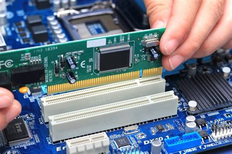 Premium Photo Close Up Of Technicians Hand Assembling Personal Computer