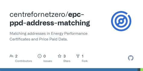 GitHub Centrefornetzero Epc Ppd Address Matching Matching Addresses