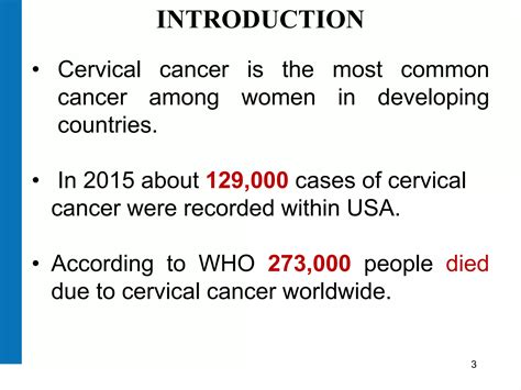Classification Of Cervical Cancer Dataset Pptx Sexual Conditions Sexual Health
