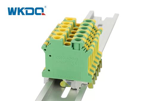 China JUSLKG 6N Screw Clamp Terminal Block Suppliers Manufacturers