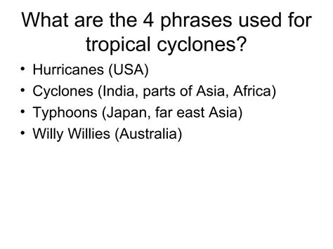 12 Causes Of Hurricanes Ppt