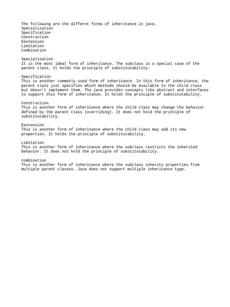 Inheritance Forms Pdf