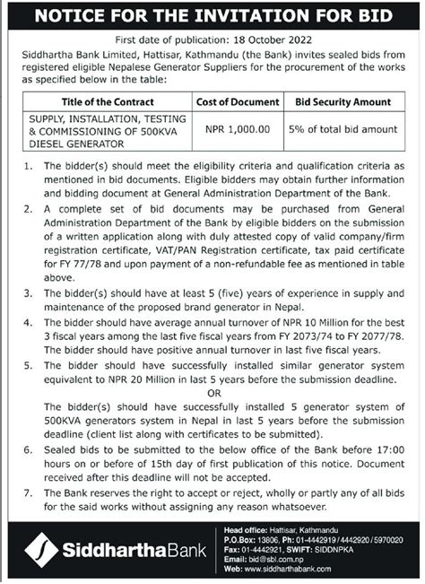 Supply Installation Testing And Commissioning Of 500kva Diesel Generator Tender Merojob