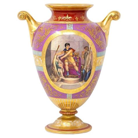 Vase With Classical Nudes Rare Unique Vase With Male Nudes By