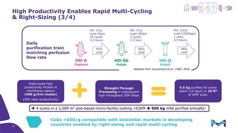 High Productivity Membrane Chromatography Enabling The Next Generation Bioprocessing Paradigm Ppt