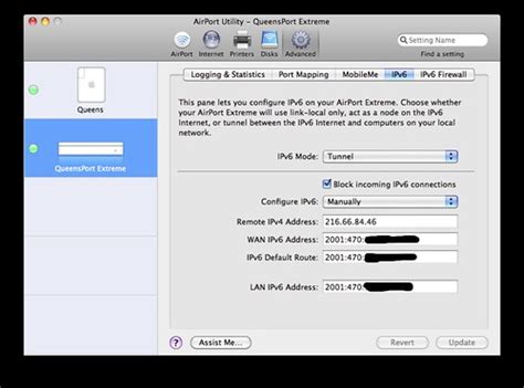 Me Can Haz IPv With Airport Extreme At Home Code From The Sideline