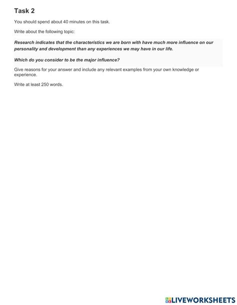 Mocktest 5 Writing Infocel Live Worksheets