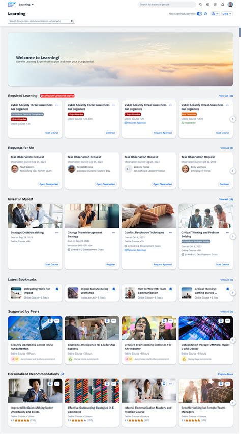 Sap Successfactors New Learning Gain Expert User Insights Discovery Consulting