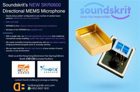 Audioengineering Mems Microphones Immersiveaudio Smarthome Iot Dave Lindberg