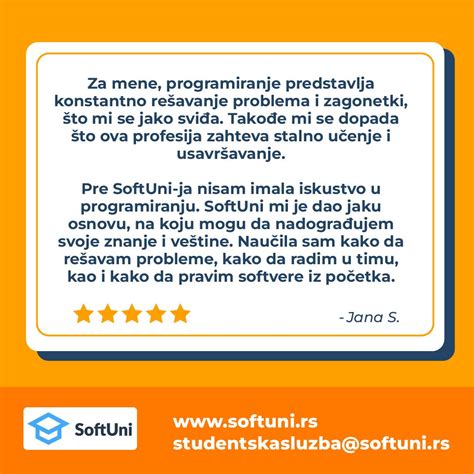 Softuni Srbija On Linkedin Softuni Komentar Testimonial Polaznik Progrmiranje Kurs Nastava