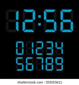 Display Led Clock Images Stock Photos Vectors Shutterstock