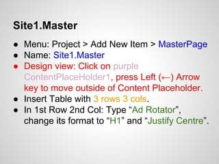 Asp Net Image Slideshow Pdf Web Design And Html Internet