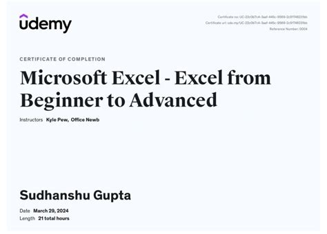 Sudhanshu Gupta On Linkedin Ibm Udemy Advancedexcel Skilldevelopment