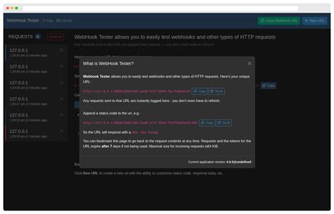 GitHub Tarampampam Webhook Tester The Powerful Tool To Test Webhooks And Not Only