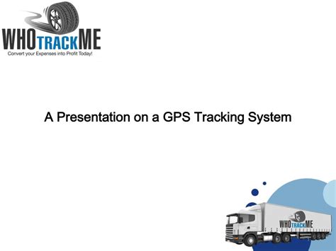 PPT A Presentation On A GPS Tracking System PowerPoint Presentation Free Download ID