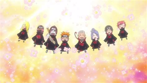 Akatsuki Naruto Sd Rock Lee Sd Naruto Zueira Naruto Fofo Anime