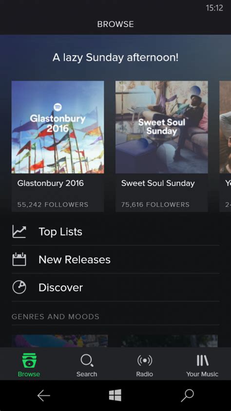 Spotify For Windows Phone Gets A New Design Mspoweruser
