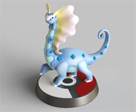Aurorus Fan Art Figura PokÉmon PokÉmon Unite Edream Makers