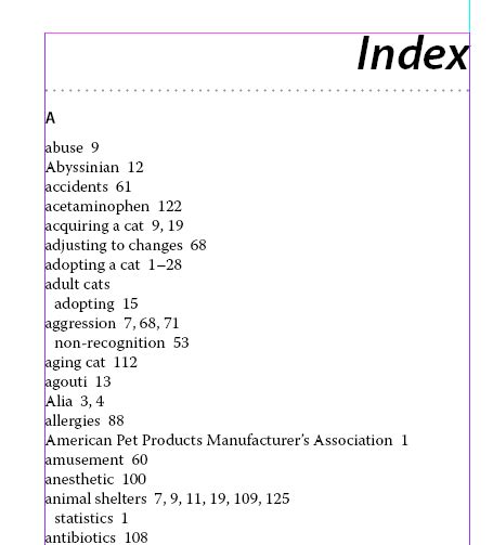 Book Index