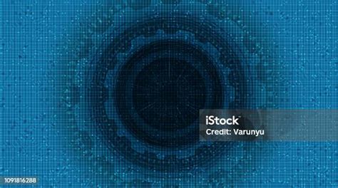 기어 바퀴와 기술 배경 첨단기술 및 속도 개념 디자인 넣어 벡터 일러스트 레이 션의 무료 공간에 대 한 텍스트에 수 탉 디지털