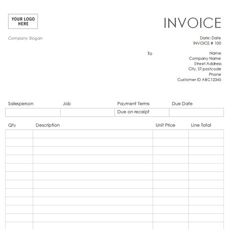 16 Handy Invoice Formats In MS WORD Word Excel Samples