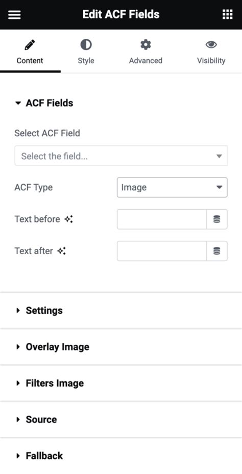 Acf Fields Dynamicooo Dynamic Content For Elementor
