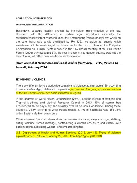 Correlation Interpretation Pdf