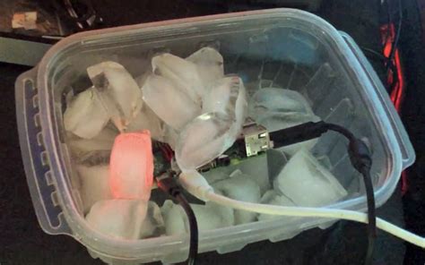 Ice Cooled Raspberry Pi 4 Chills To 8 Degrees Celsius Toms Hardware