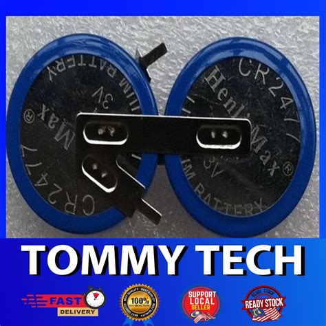 Cr2477 Solder Pin Battery Pack Cr2477 Two In Parallel Connection Shopee Malaysia