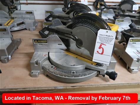 DEWALT DW704 | BELINA INTERIORS, INC - LIVE AUCTION | James G. Murphy Co.