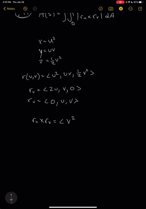 Solvedfind A Parametrization Of The Surface X2 Y21 Where X0 1 ≤y