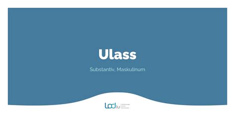 „ulass“ Lod