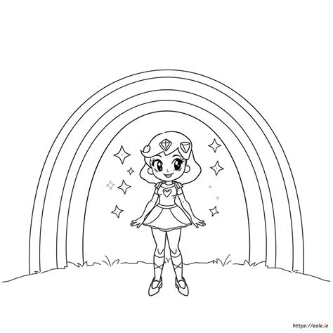 Ruby Coloring Pages Gambar Rainbow Ruby Mewarnai